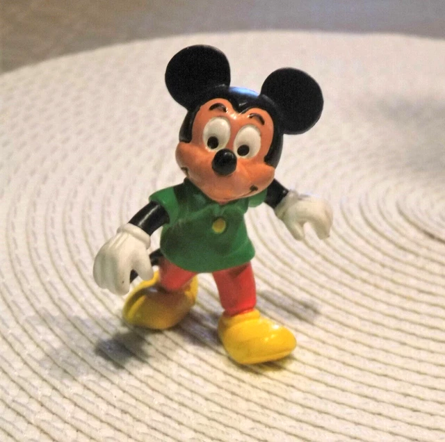 ORIGINAL MICKY MAUS Figur Walt Disney Bully 70er Mickey Mouse Pulli grün Sammler EUR 4,45 ...