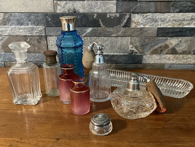 BEL ENSEMBLE DE Toilette ancien (dépareillé), 9 pièces EUR 50,00 ...