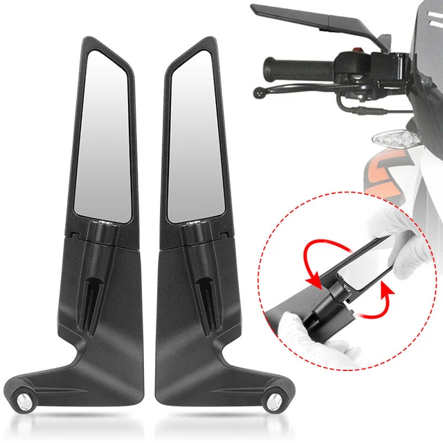 2X ADJUSTABLE REARVIEW Mirrors For Yamaha MT07 MT09 MT10 MT-10SP MT-25 ...