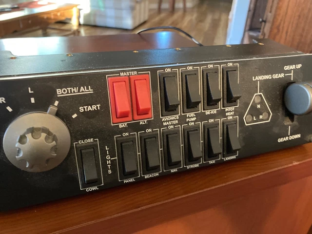 LOGITECH SAITEK PRO Flight Switch Panel Flight Simulator $56.00 - PicClick