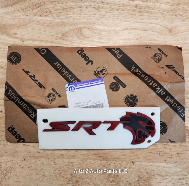NEW 2022-2023 DODGE Charger Hellcat REDEYE Ultra RED Deck Lid Emblem ...
