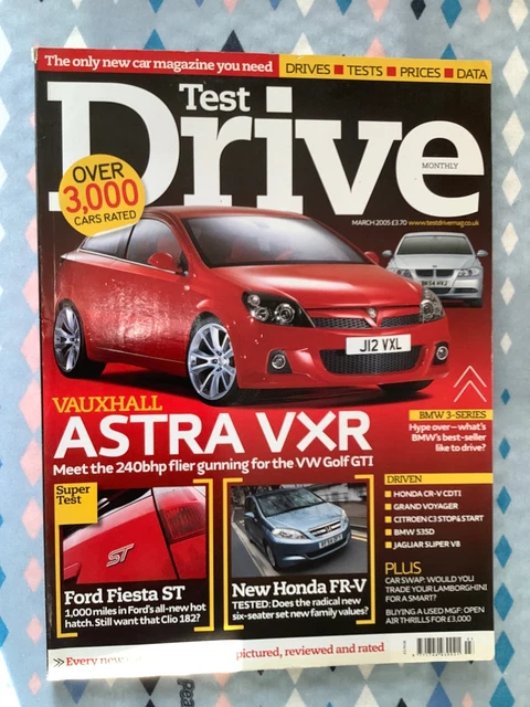 TEST DRIVE MAGAZINE March 2005 issue no 5 Fiesta ST, Renaultsport Clio ...