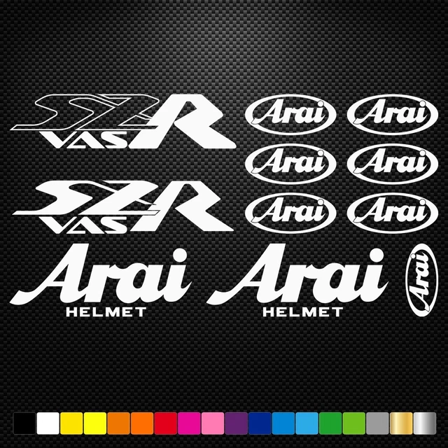 ARAI HELMET SZR VAS - 11 Stickers Autocollants Adhésifs Vinyles Moto ...
