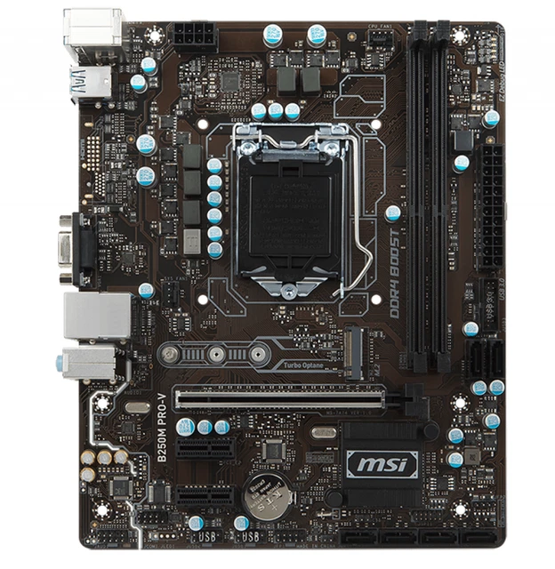 MSI INTEL COMPUTER motherboard B250M PRO-V LGA 1151 socket,DDR4,micro ...