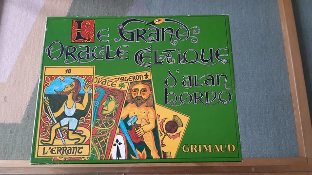 TAROT ANCIEN RARE cartomancie GRAND ORACLE CELTIQUE ALAN BORVO 1981 ...