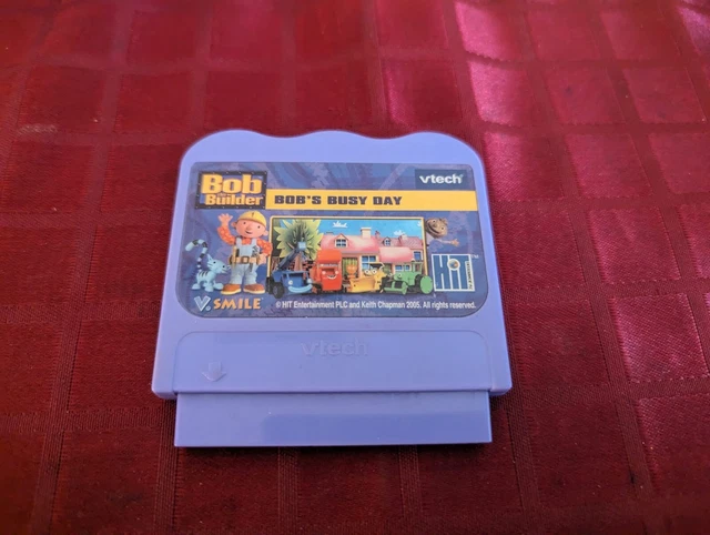 VTECH LEARNING GAME: Bob the Builder (Bob's Busy Day) 2005 $7.98 ...