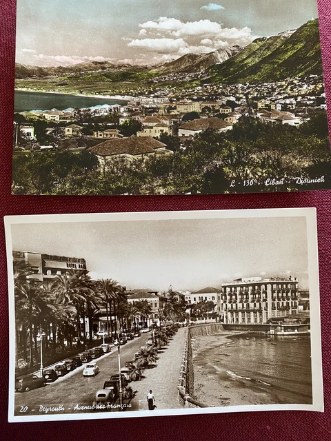 VINTAGE POSTCARDS LEBANON Beirut 1960s £6.00 - PicClick UK