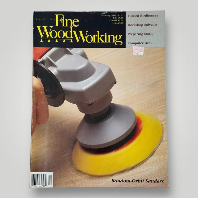 FINE WOODWORKING MAGAZINE Jan/Feb 1992 #92 - Projects, Photos ...