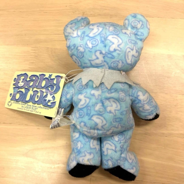 GRATEFUL DEAD BEAR Baby Blue Stuffed £35.45 - PicClick UK