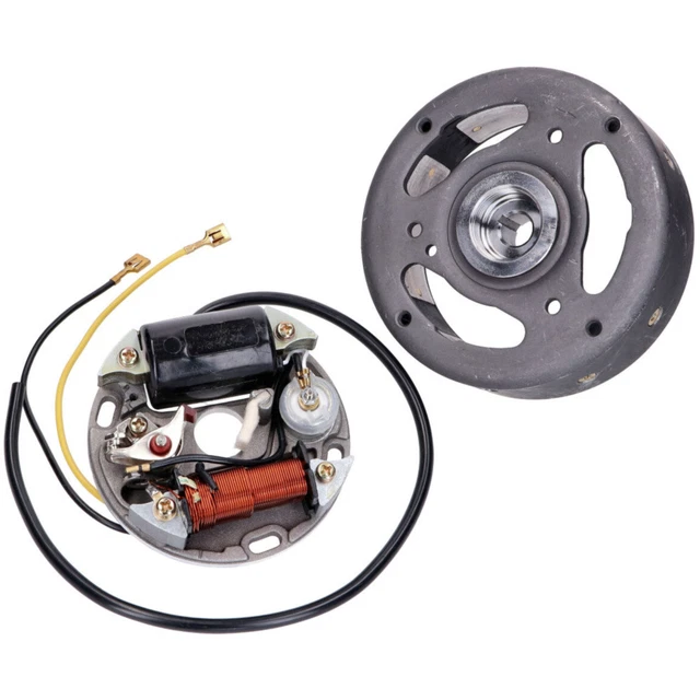 KOMPLETTE ZÜNDUNG MIT Stator, Rotor 6V für Puch Maxi E50, Hercules ...
