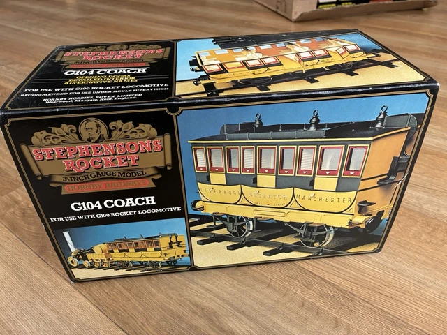 HORNBY G104 3.5& Gauge Stephensons Rocket Coach £182.68 - PicClick UK