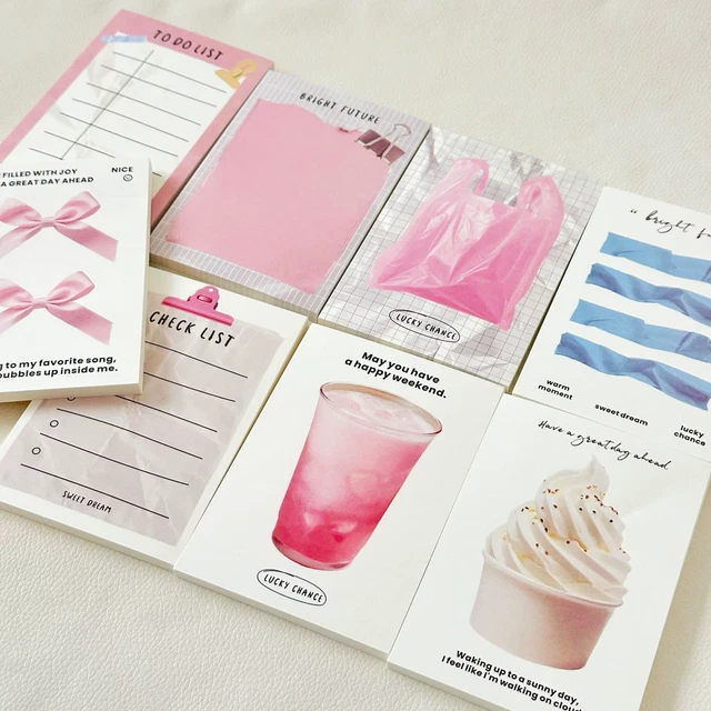 ORIGINAL KOREAN HIGH-END Sticky Notes Book Super Textured Cultural ...