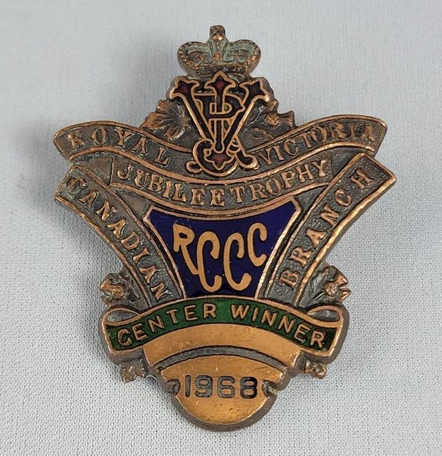 1968 ROYAL VICTORIA Jubilee Trophy RCCC Canada Branch Center Winner ...