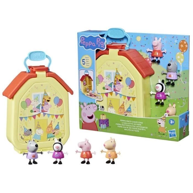 PEPPA PIG, COFFRET La mallette de Peppa avec maison pliable ...