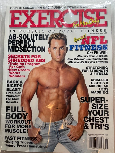 EXERCISE FOR MEN Only Fitness Magazine November 2007 Liam Crowley £16. ...