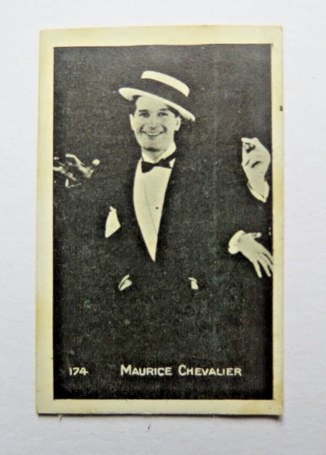 MAURICE CHEVALIER , carte PHOTOGRAPHIE Cinéma " VEDETTES DE L'ECRAN ...