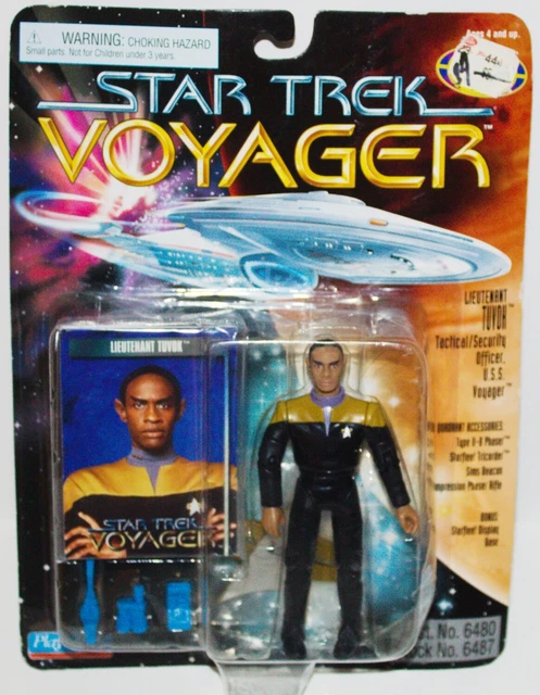 STAR TREK VOYAGER Lieutenant Tuvok Action Figure 1995 Playmates #6487 ...
