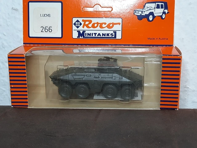 ROCO MINITANKS H0 1:87 266 Schwimm-Spähpanzer "Luchs" mit OVP EUR 11,99 ...