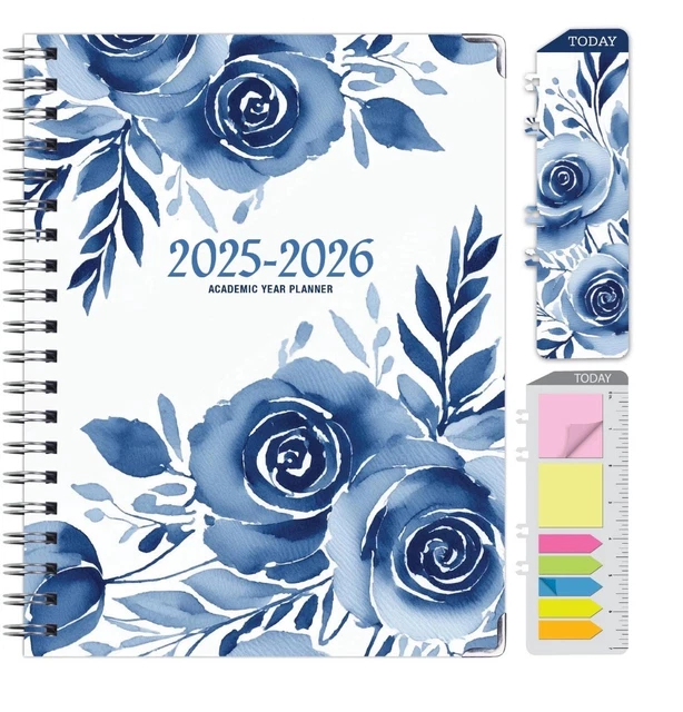 HARDCOVER ACADEMIC YEAR 2025-2026 Planner: (June 2025 Through July 2026 ...