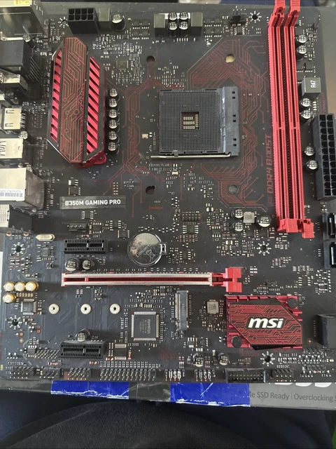 MSI B350M GAMING Pro AM4 Micro-ATX Motherboard *fully Working* £42.32 ...
