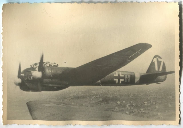 GERMAN WWII ARCHIVE PHOTO: LUFTWAFFE Junkers Ju 88 BOMBER AIRCRAFT IN ...