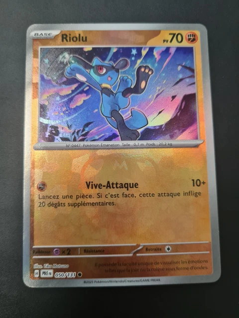 RIOLU MASTER BALL 050/131 - Pokemon Prismatic Evolutions - 8.5 - Fr EUR ...