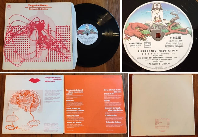 LP 33T RPM 12" TANGERINE DREAM «Electronic meditation» EXPERIMENTAL France 1976 EUR 16,00 ...