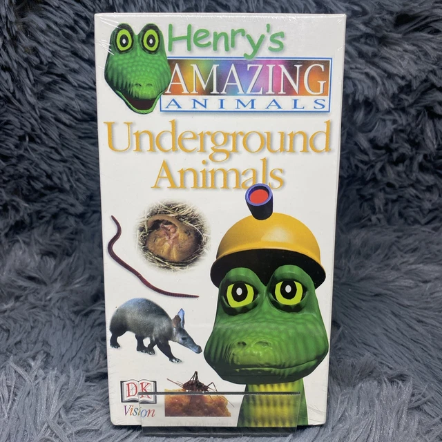 HENRY’S AMAZING ANIMALS Underground Animals VHS Tape 1999 Education New ...