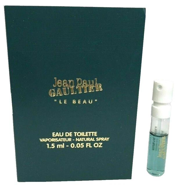 2 JEAN PAUL GAULTIER LE BEAU EDT for Men. Sample. Spray 2 x 1.5 ml ...