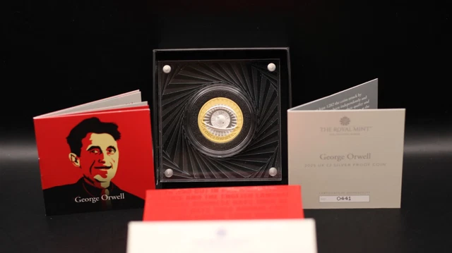 2025 GEORGE ORWELL£2 Silver-Proof Coin - Limited Edition, Big Brother Tribute £118.24 - PicClick UK