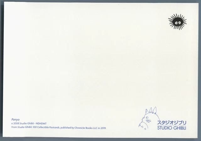 CARTE POSTALE STUDIO Ghibli Ponyo Lisa et Sosuke rencontrent Granmamare ...