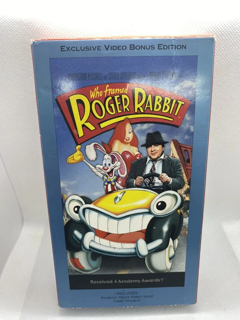 WHO FRAMED ROGER Rabbit VHS Exclusive Video Bonus Edition DISNEY RARE ...