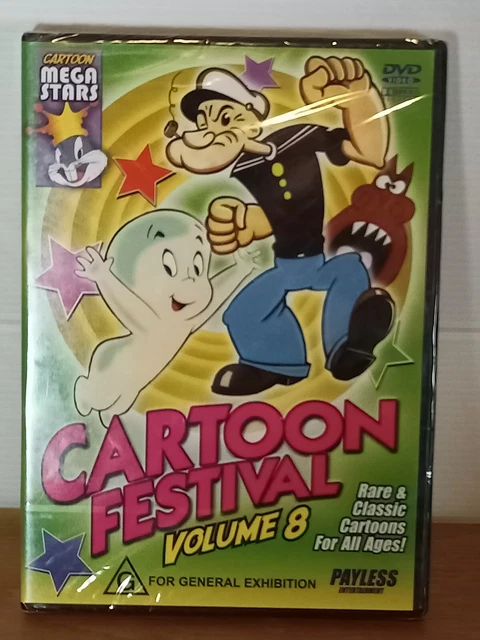 NEW & SEALED Cartoon Megastars - Cartoon Festival Volume 8 Reg 4 Pal ...
