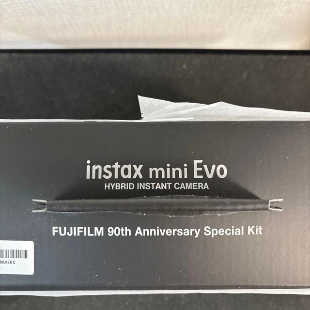 [LIMITED EDITION] INSTAX mini Evo Dark Silver Hybrid Instant Camera ...