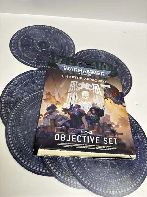 WARHAMMER 40K CHAPTER Approved: Objective Set 2025-26 Open Box $41.39 ...