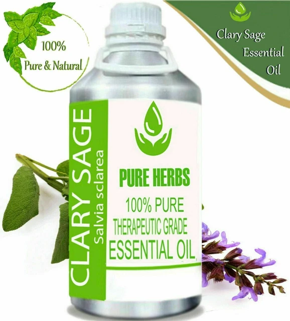 PURE HERBS SAUGE Sclarée 100% Naturel Salvia Sclarea Huile Essentielle EUR 1.025,60 - PicClick FR