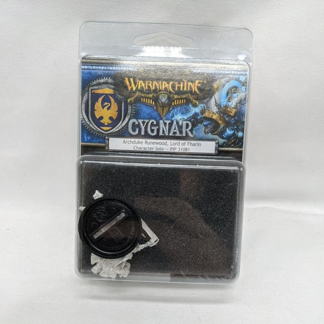 WARMACHINE CYGNAR ARCHDUKE Runewood Lord Of Fharin Character Solo $16. ...