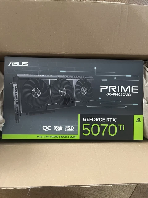 ASUS PRIME GEFORCE RTX 5070 Ti 16GB GDDR7 OC Edition Gaming - NEU & OVP EUR 1.229,00 - PicClick DE
