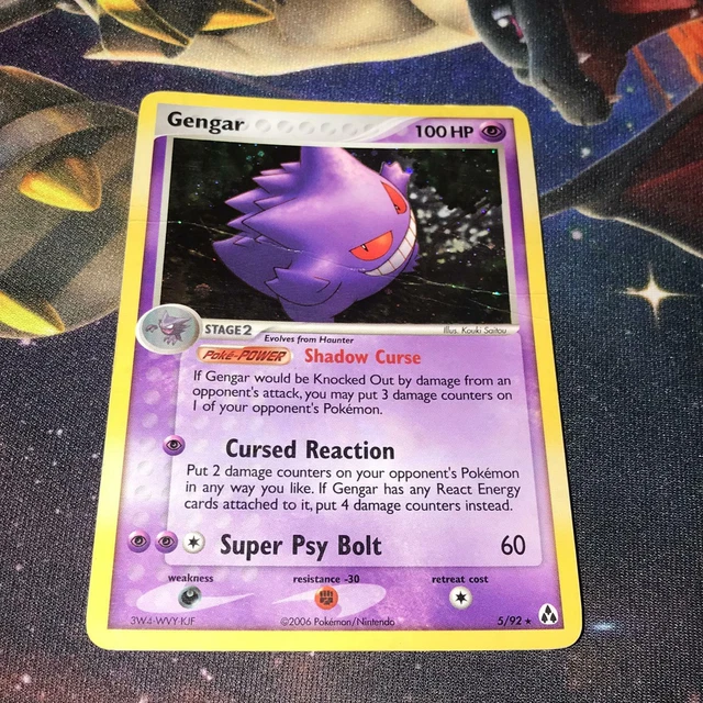 GENGAR ~ 5/92 ~ Holo ~ LEGEND MAKER ~ HEAVY PLAY ~ Pokemon Card £13.93 ...