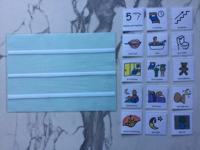 PECS/BOARDMAKER BEDTIME ROUTINE Schedule For Autism/ASD/SEN/ADHD ...
