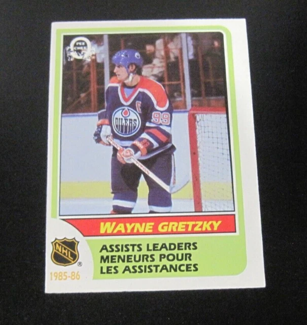 1986-87 O-PEE-CHEE WAYNE Gretzky #259 Assist Leaders Oilers NM Near Mint $8.50 - PicClick CA