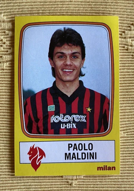 PAOLO MALDINI ROOKIE Figurina Calciatori Panini 1985 -86 n. 154 Milan PERFETTA EUR 170,00 ...