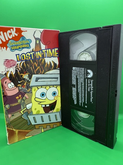 SPONGEBOB SQUAREPANTS: LOST in Time VHS 2006 Nickelodeon Cartoon Movie ...