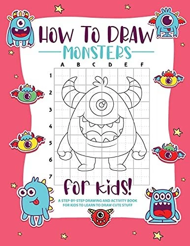 HOW TO DRAW Monsters: A Step-by-Step Drawing - Activity Book for Kids ...