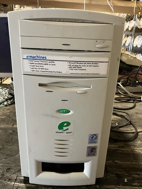 VINTAGE EMACHINES TOWER /400IX Desktop Computer $140.00 - PicClick