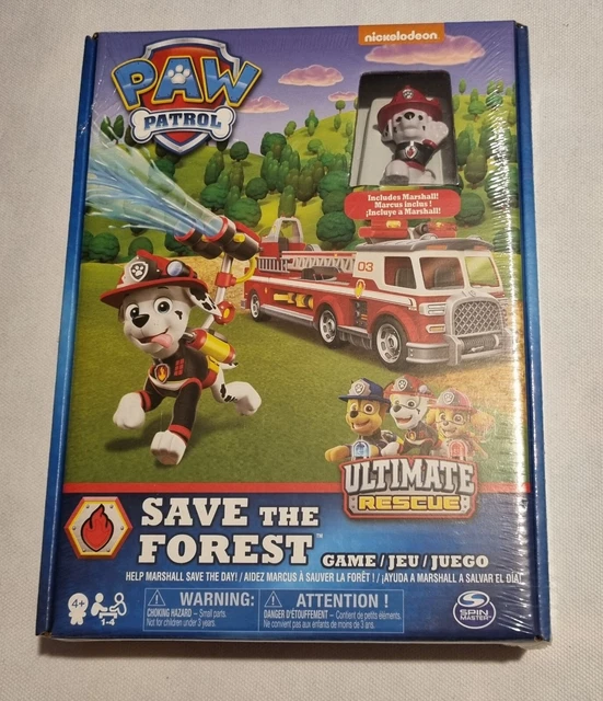 NICKELODEON PAW PATROL Board Game Ultimate Rescue Save the Forest ...
