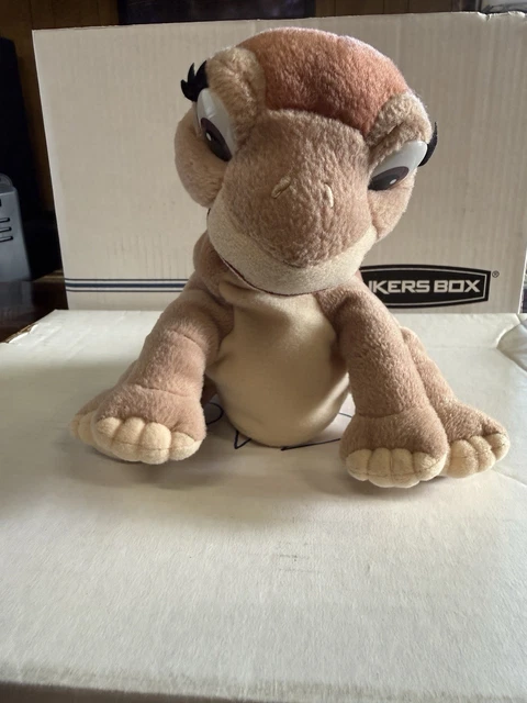 LAND BEFORE TIME Dinosaur Plush Littlefoot Beanbag, 1996 Flop-A-Saurus ...