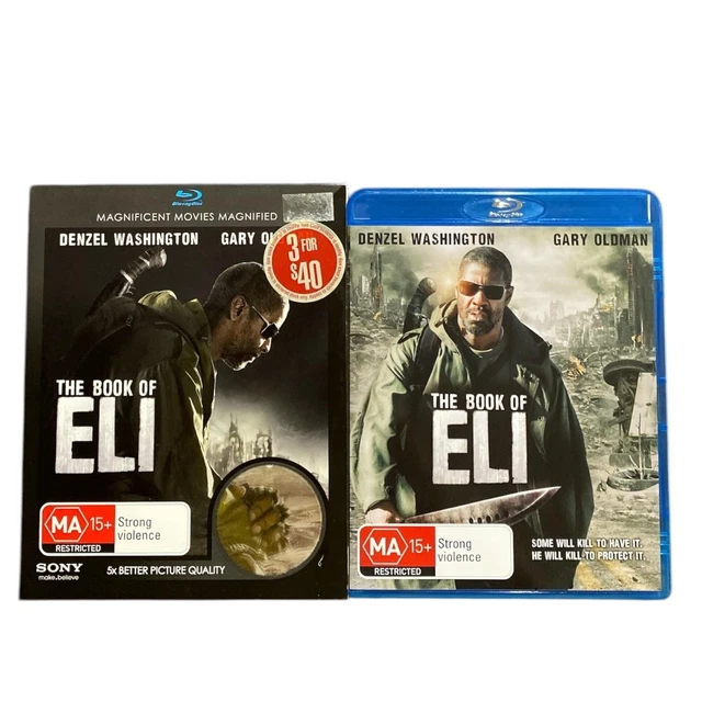 THE BOOK OF Eli Blu-ray Movie Slipcase Denzel Washington Gary Oldman ...