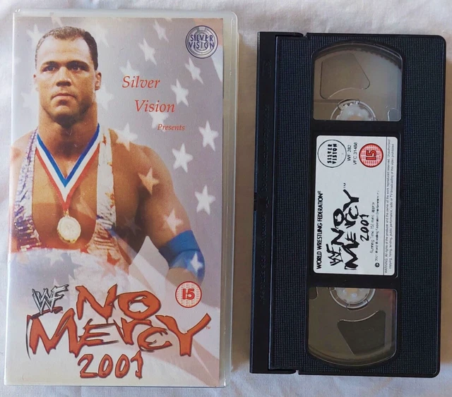 WWF NO MERCY 2001 VHS Video - Original Silver Vision release! - Tested ...