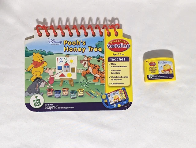 LEAPFROG MY FIRST LeapPad Disney Pooh's Honey Tree Cartridge and Book £ ...